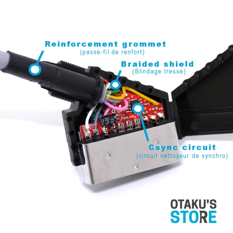 Câble péritel RGB Premium pour Neo Geo CD & CDZ - SNK