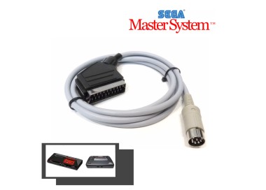 Premium RGB scart cable for French Master System I or II